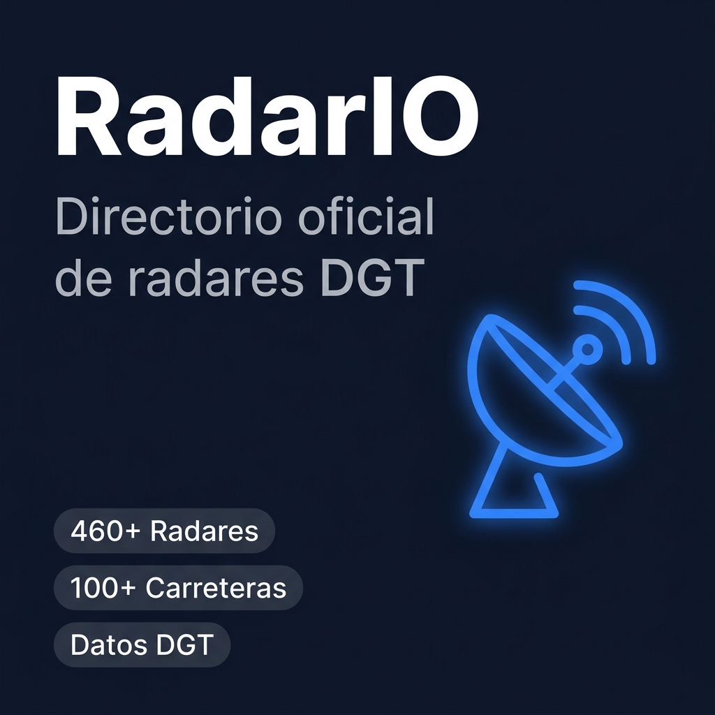 RadarIO — Localiza el radar de tu multa